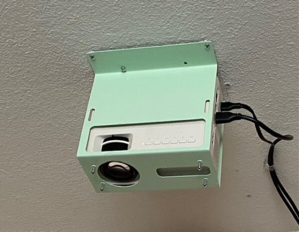 Basic Niche Projector Mount: Installation and Review - Projector Sewing