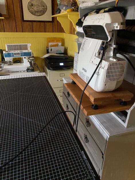 How to Mount a Projector for Sewing