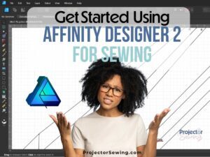 How to Use the Knife Tool in Affinity Designer - Projector Sewing