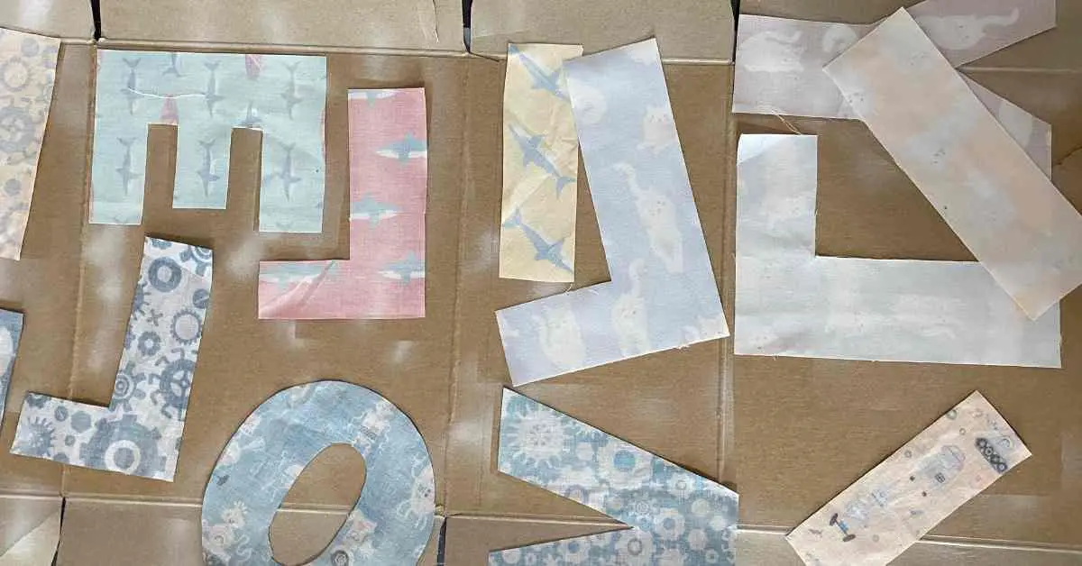 Make Easy Letter Applique! - Projector Sewing