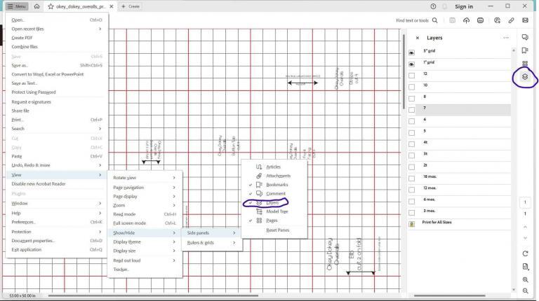 Tips for Using Adobe with Projector Patterns - Projector Sewing
