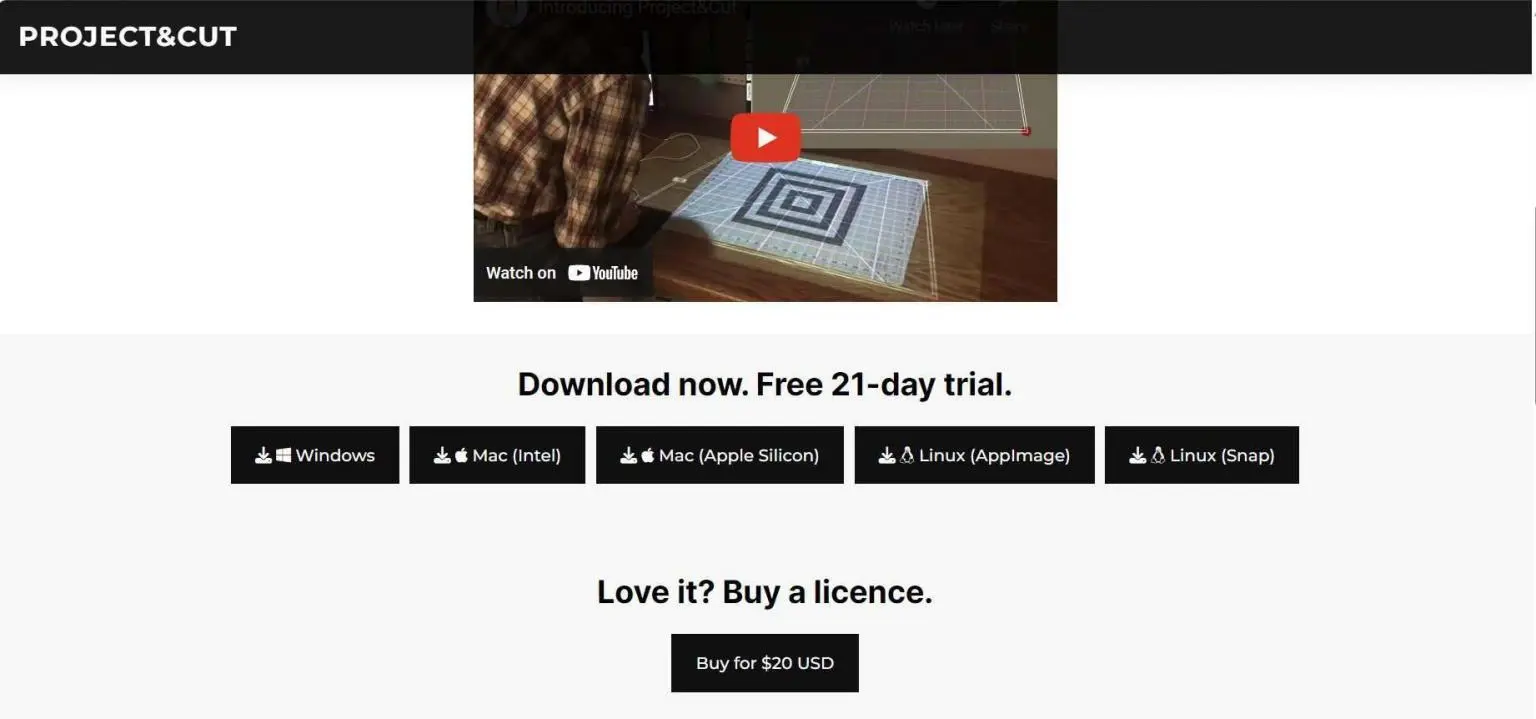 Project and Cut: Simple Sewing Projector Calibration Software